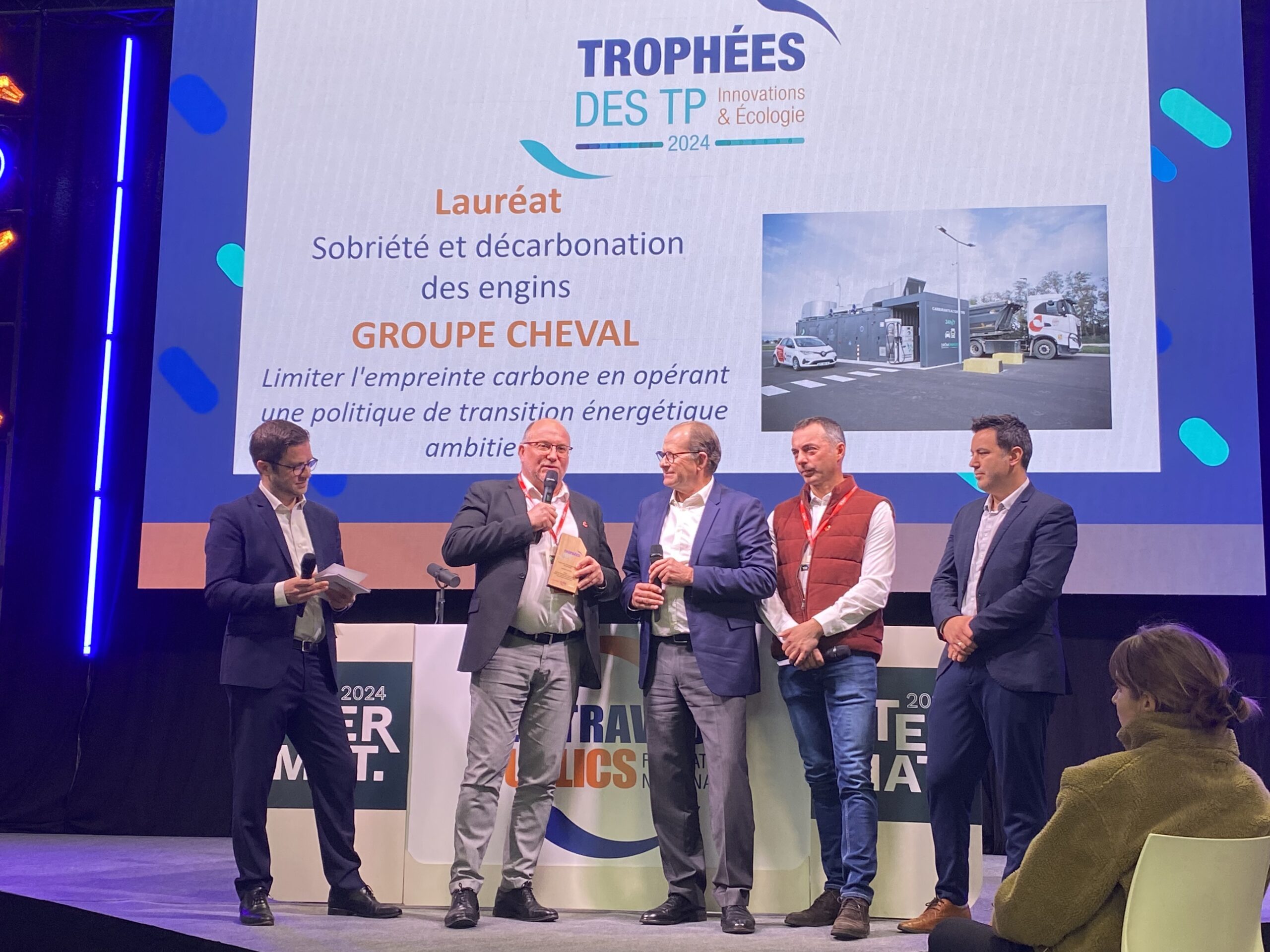 Lauréat du trophée des TP - Groupe Cheval